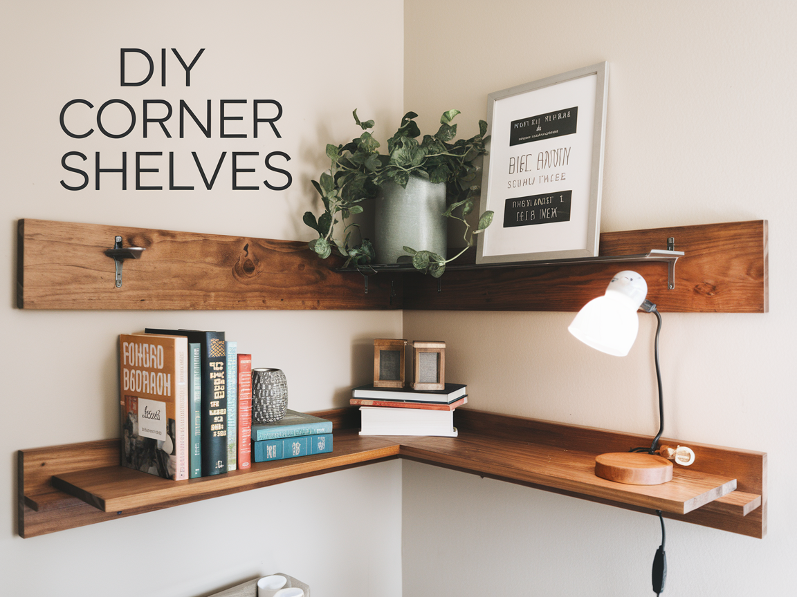 DIY Corner Shelves: Maximizing Space and Style - DIY Home Wizard