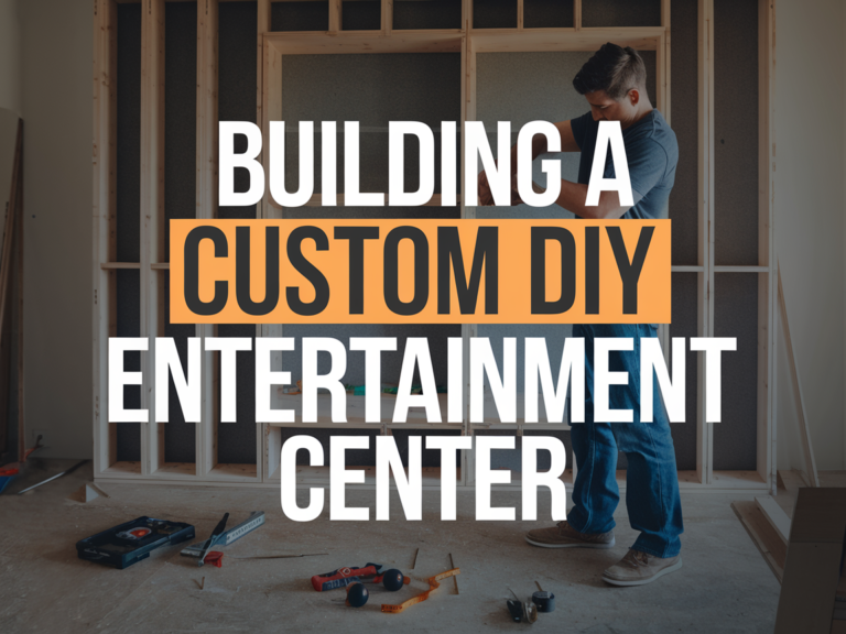 Building a Custom DIY Entertainment Center: A Step-by-Step Guide - DIY ...