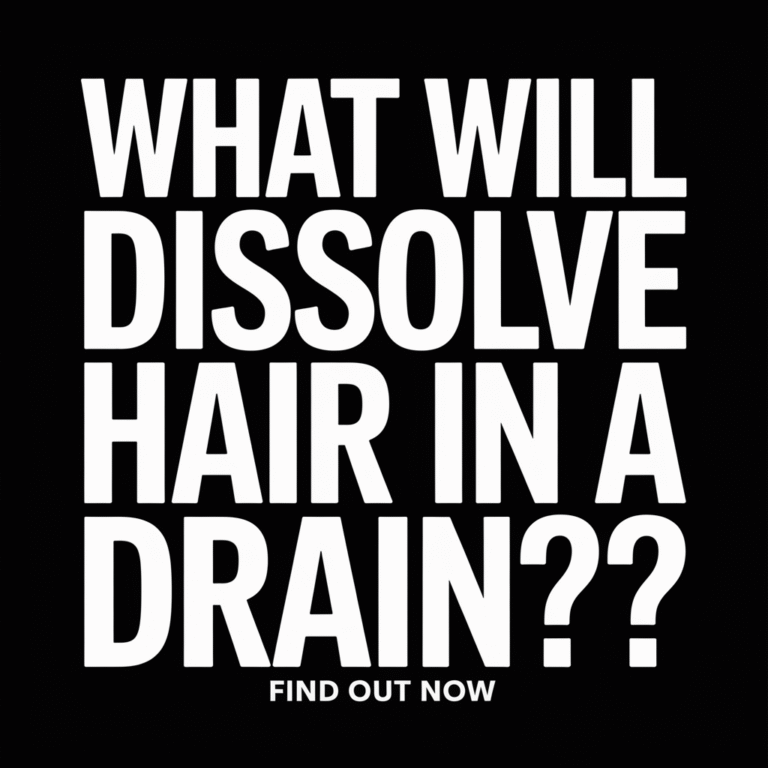 What Will Dissolve Hair in a Drain? - DIY Home Wizard